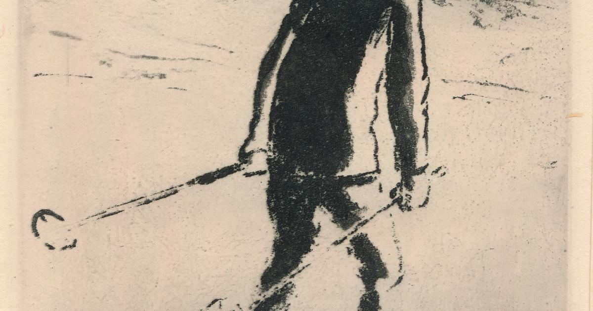 Lyžař - Jan Rambousek (1895 – 1976) | 1. Art Consulting